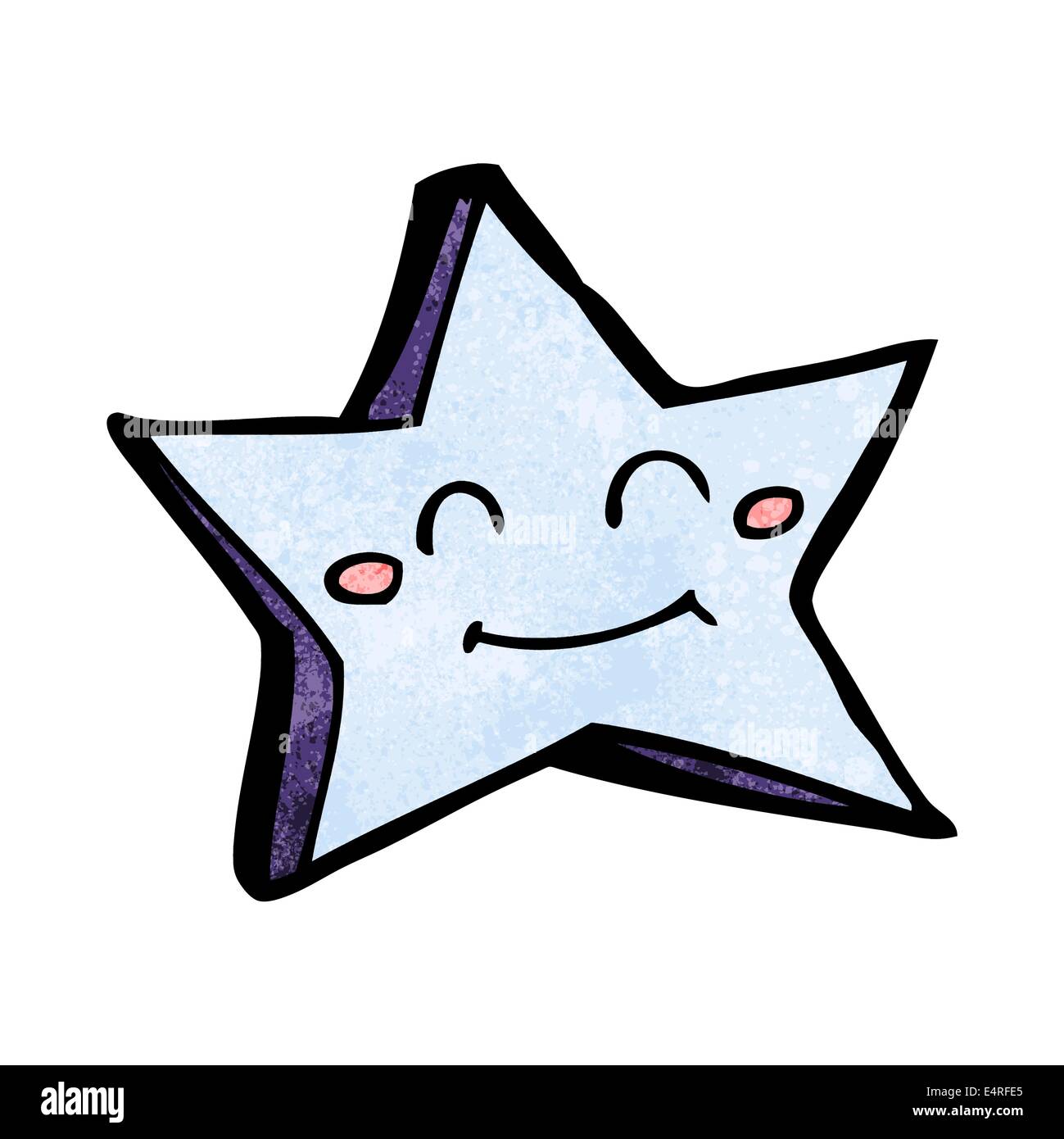 cartoon happy star character Stock Vector Image & Art - Alamy