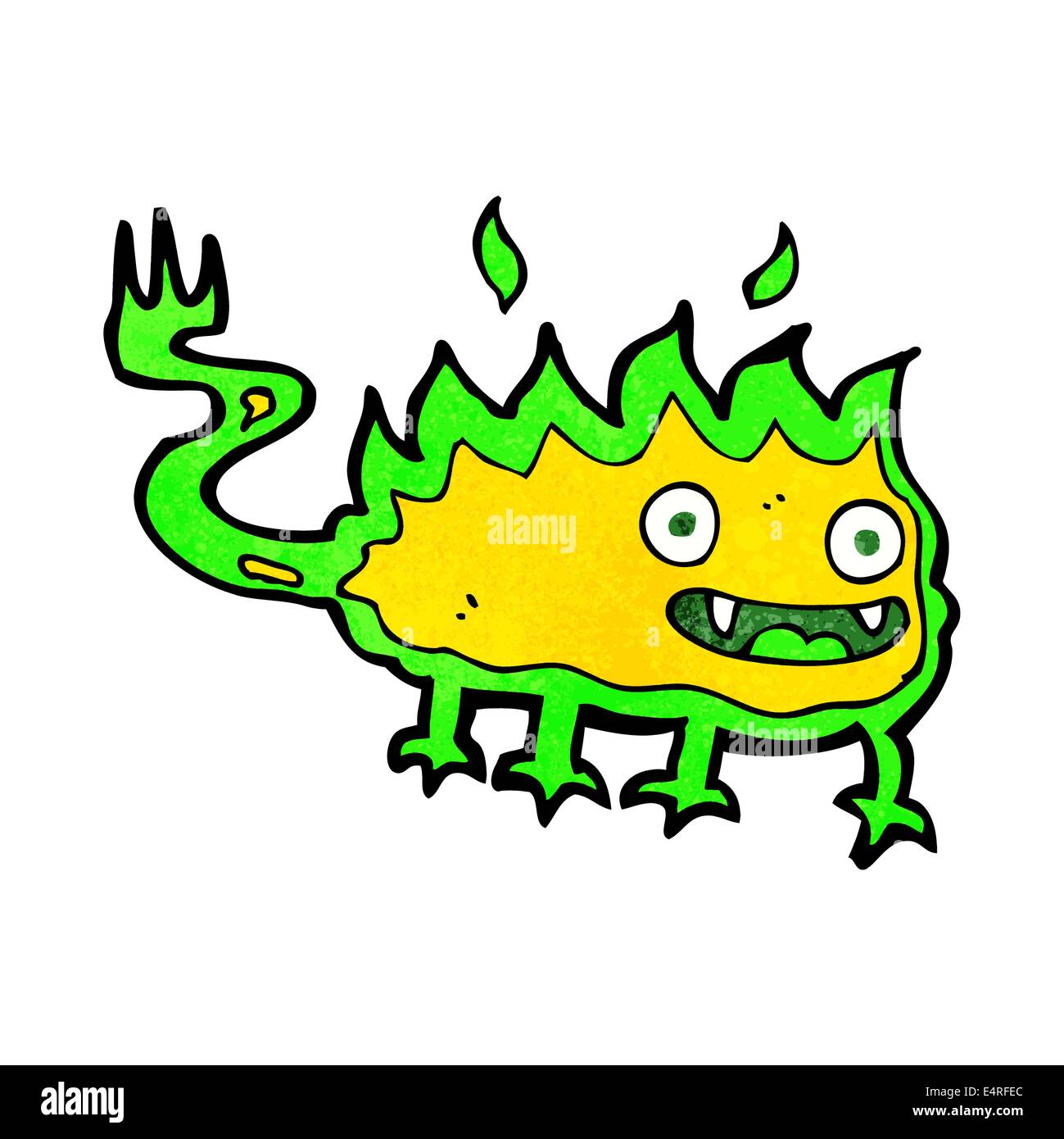 Cartoon little fire demon hi-res stock photography and images - Alamy