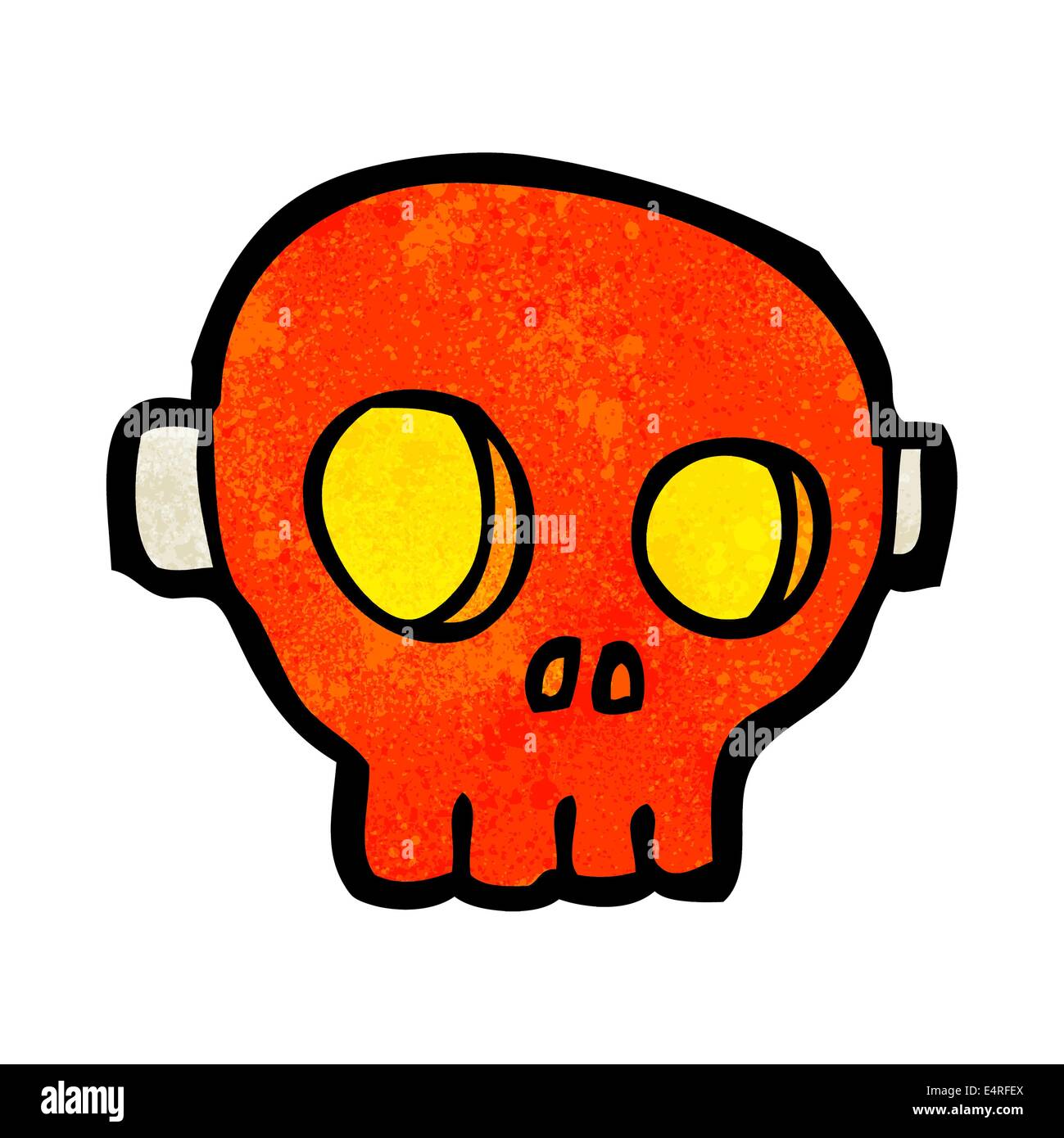 cartoon spooky skull mask Stock Vector Image & Art - Alamy