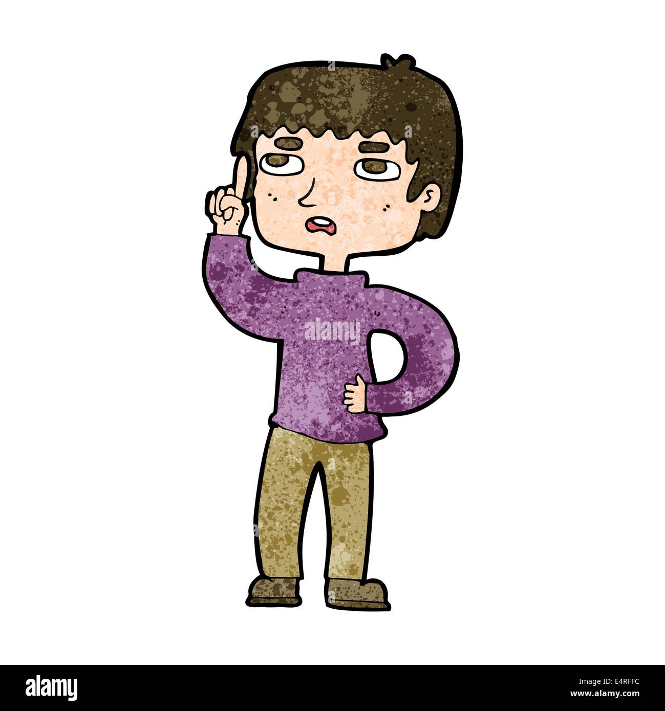 cartoon boy with question Stock Vector Image & Art - Alamy