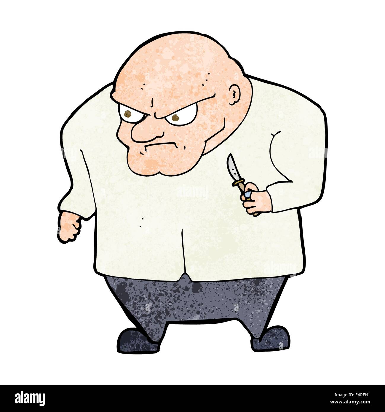 cartoon evil man Stock Vector Image & Art - Alamy