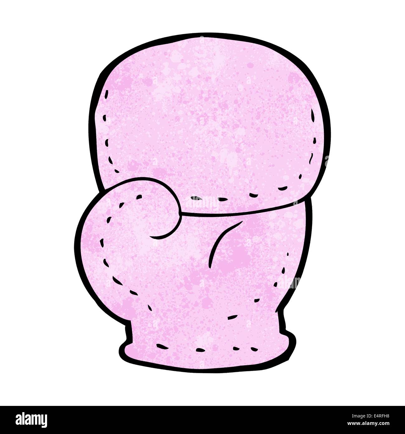cartoon pink boxing glove Stock Vector Image & Art - Alamy