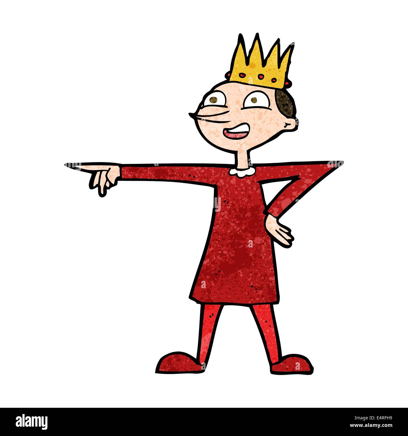 King pointing Stock Vector Images - Alamy