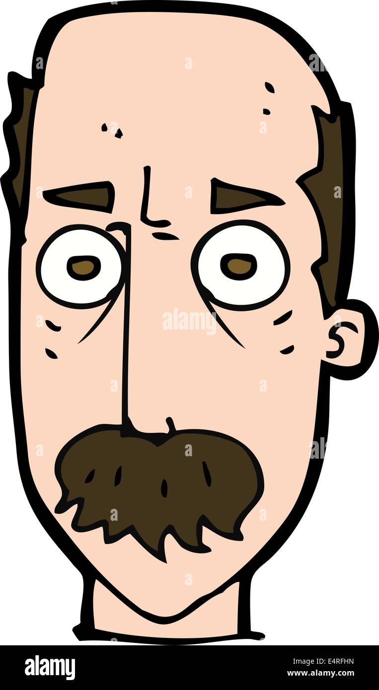 cartoon man with mustache Stock Vector Image & Art - Alamy