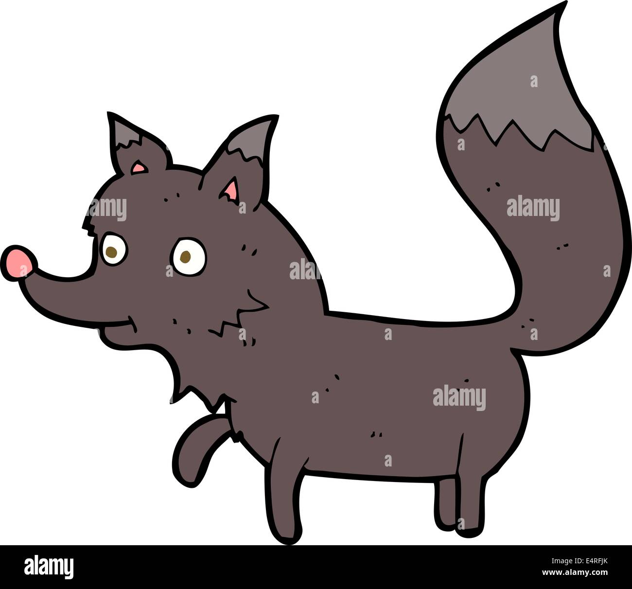 cartoon wolf cub Stock Vector Image & Art - Alamy