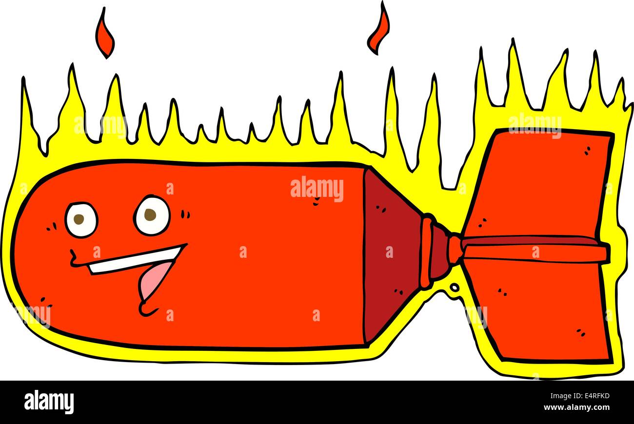 cartoon falling bomb Stock Vector Image & Art - Alamy