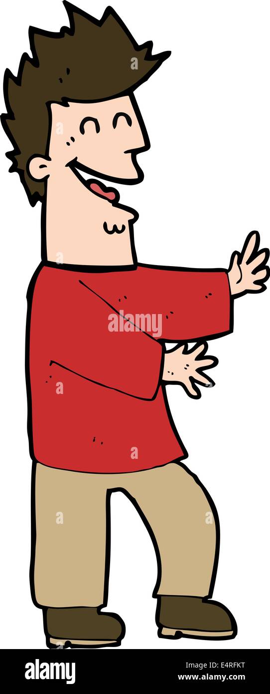 cartoon laughing man Stock Vector Image & Art - Alamy