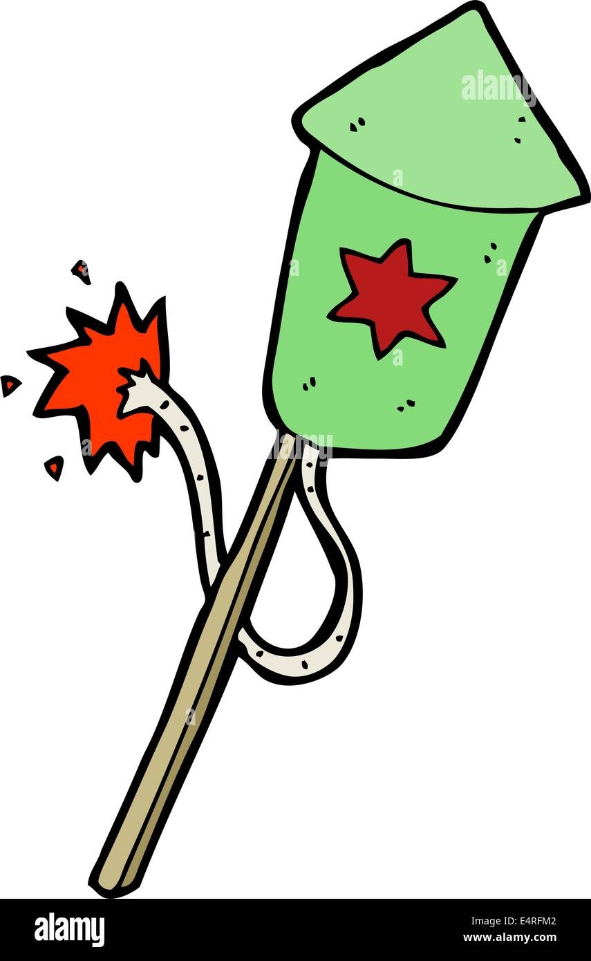 cartoon firework with burning fuse Stock Vector Image & Art - Alamy