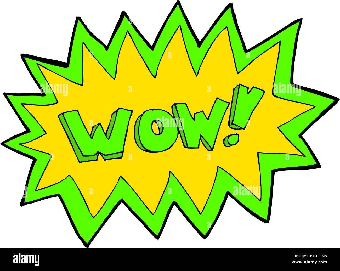 cartoon wow explosion Stock Vector Image & Art - Alamy