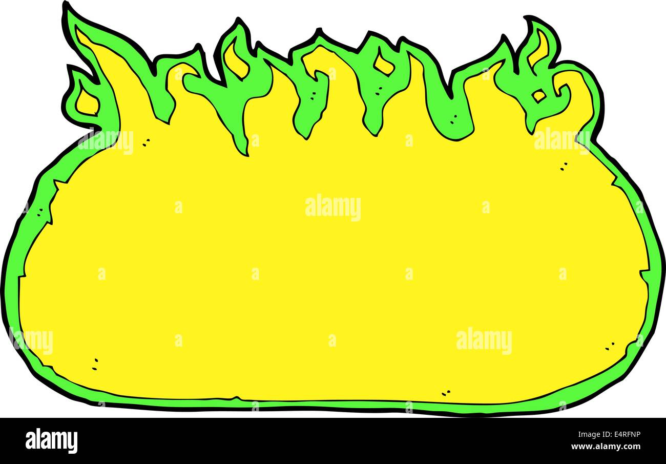 cartoon green fire border Stock Vector Image & Art - Alamy