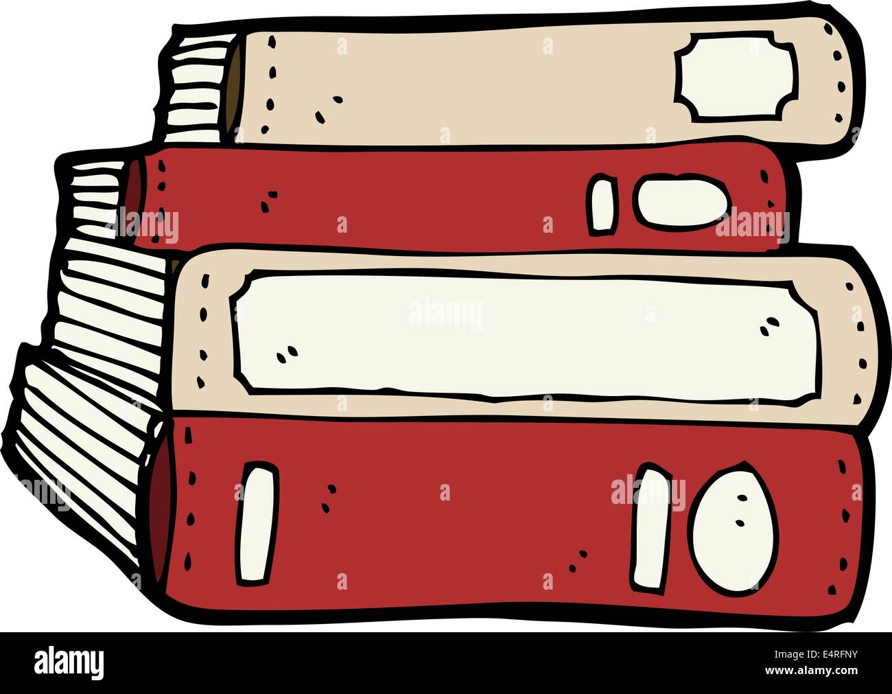 cartoon old books Stock Vector Image & Art - Alamy