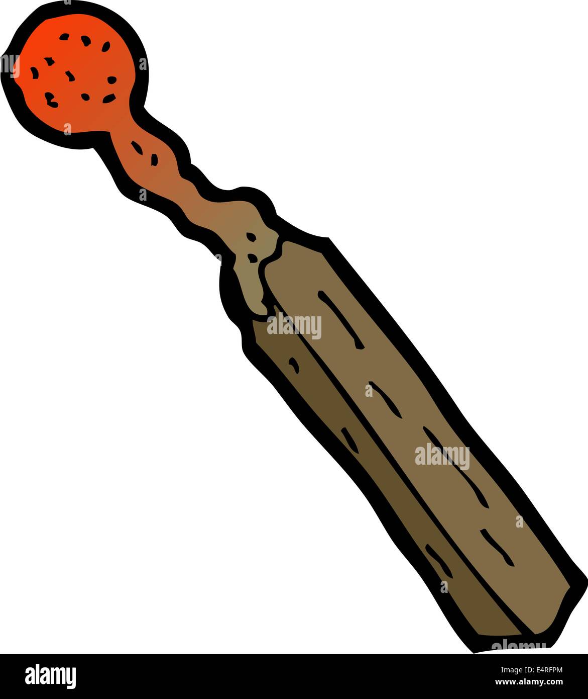 cartoon burnt match Stock Vector Image & Art - Alamy