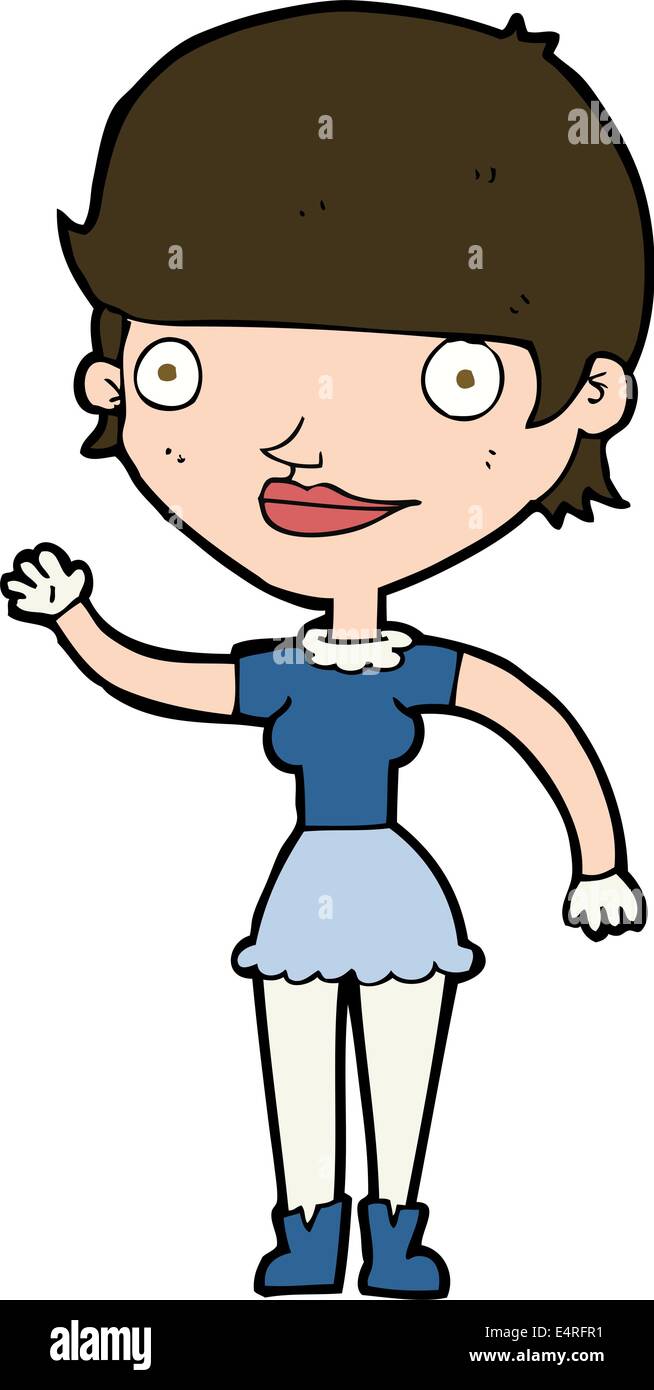 cartoon woman with idea Stock Vector Image & Art - Alamy