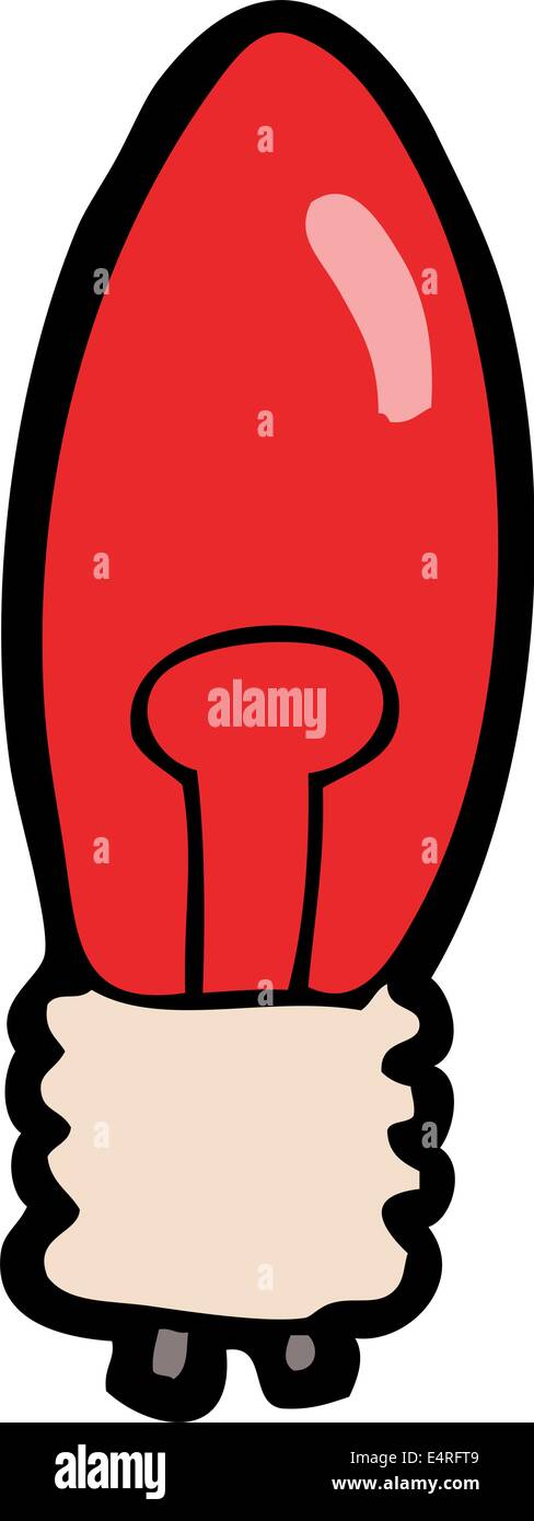 cartoon red light bulb Stock Vector Image & Art - Alamy