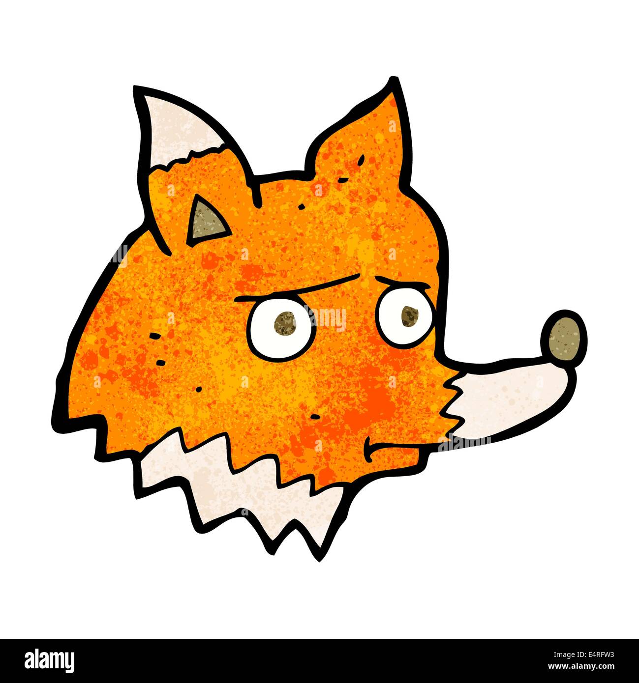 cartoon unhappy fox Stock Vector Image & Art - Alamy
