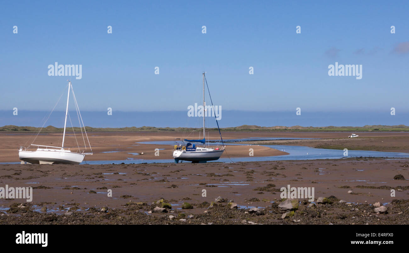 River Esk estuary at Ravenglass on the Cumbrian coast Stock Photo - Alamy