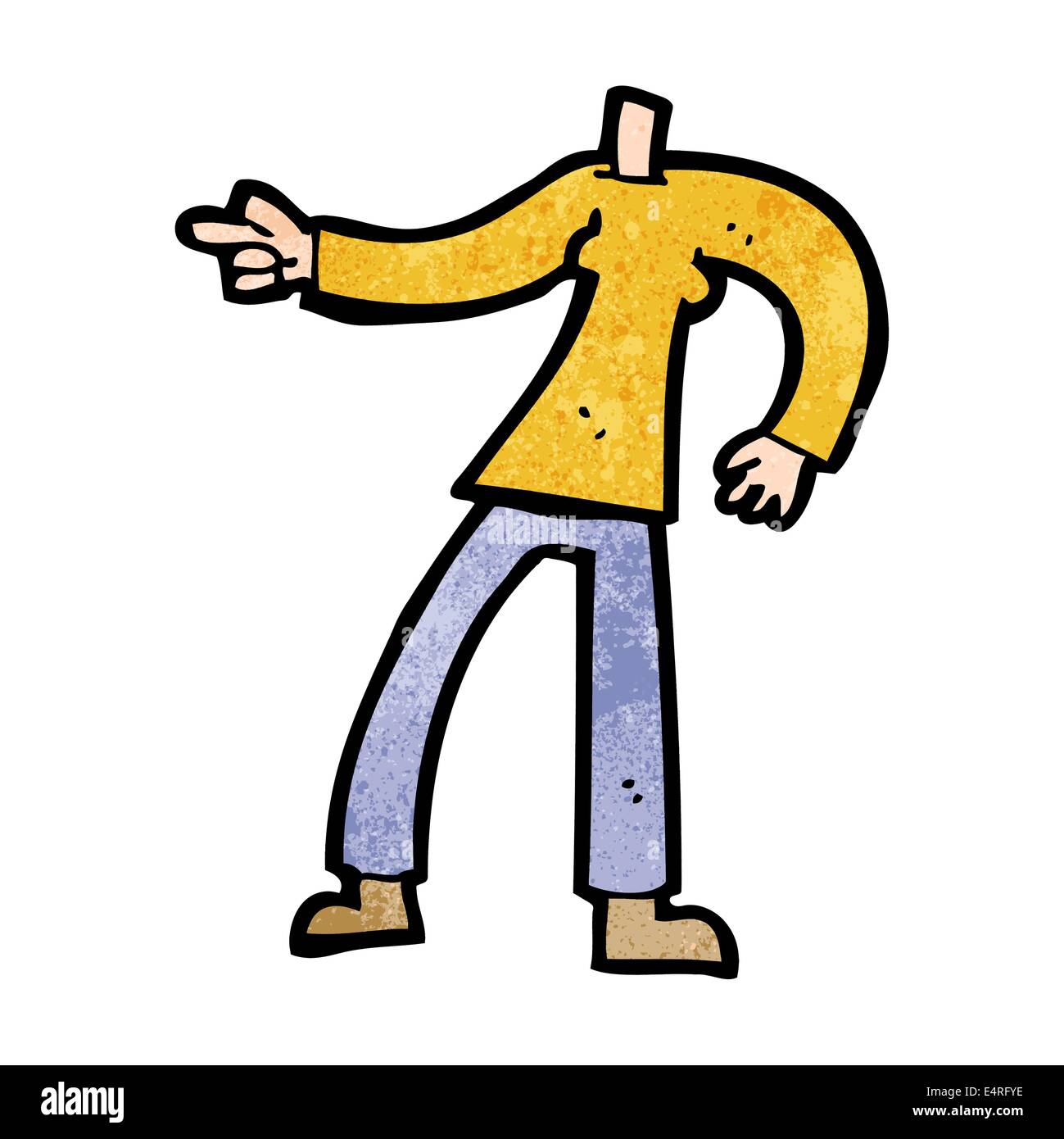 cartoon female body (add photos or mix and match cartoons Stock Vector ...