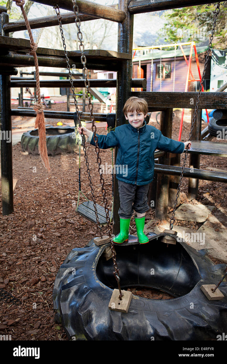 Tractor Tire Playground