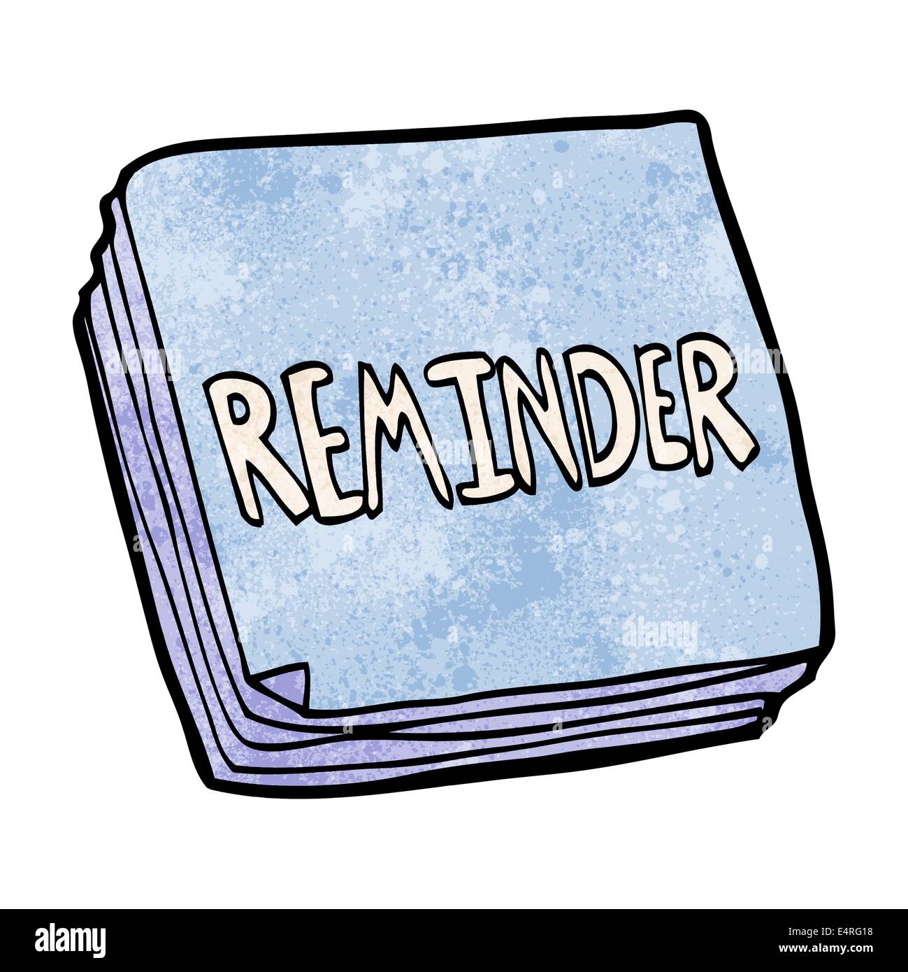 Cartoon reminder notes hi-res stock photography and images - Alamy