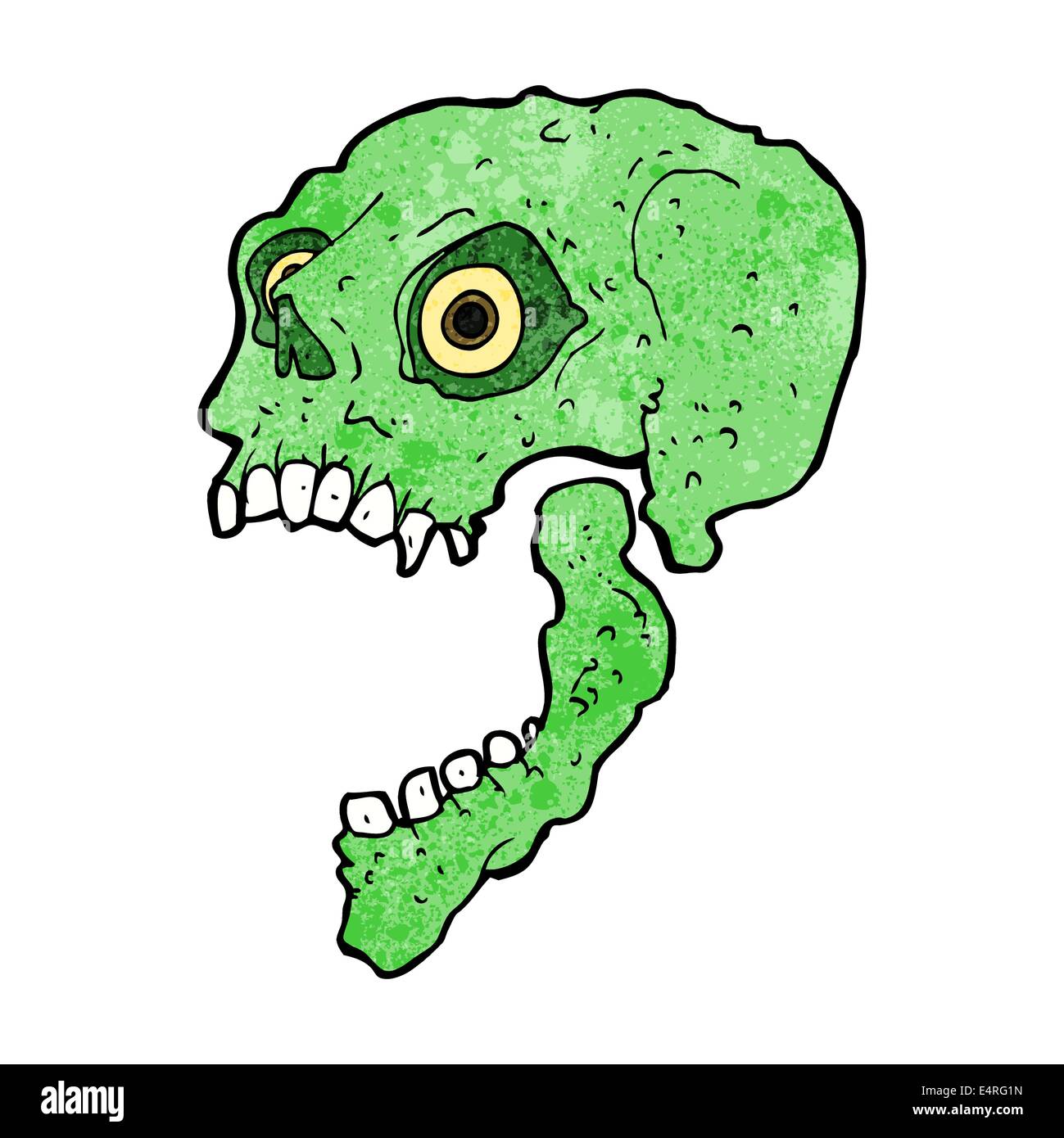 cartoon scary skull Stock Vector Image & Art - Alamy