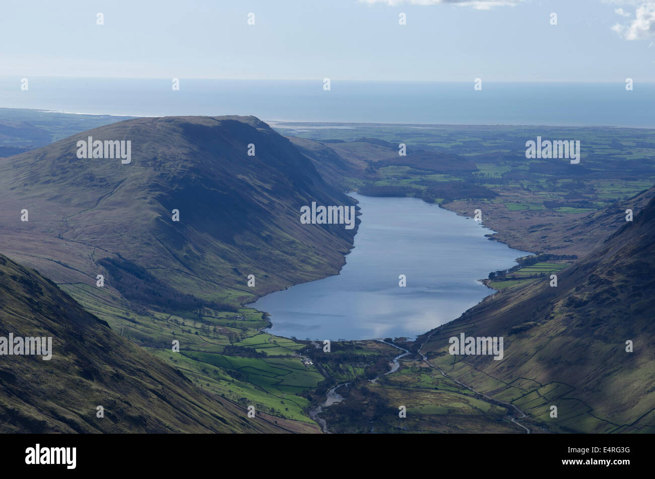 On Great Gable in the English Lake District.rock Stock Photo - Alamy