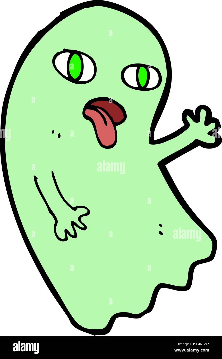 funny cartoon ghost Stock Vector Image & Art - Alamy