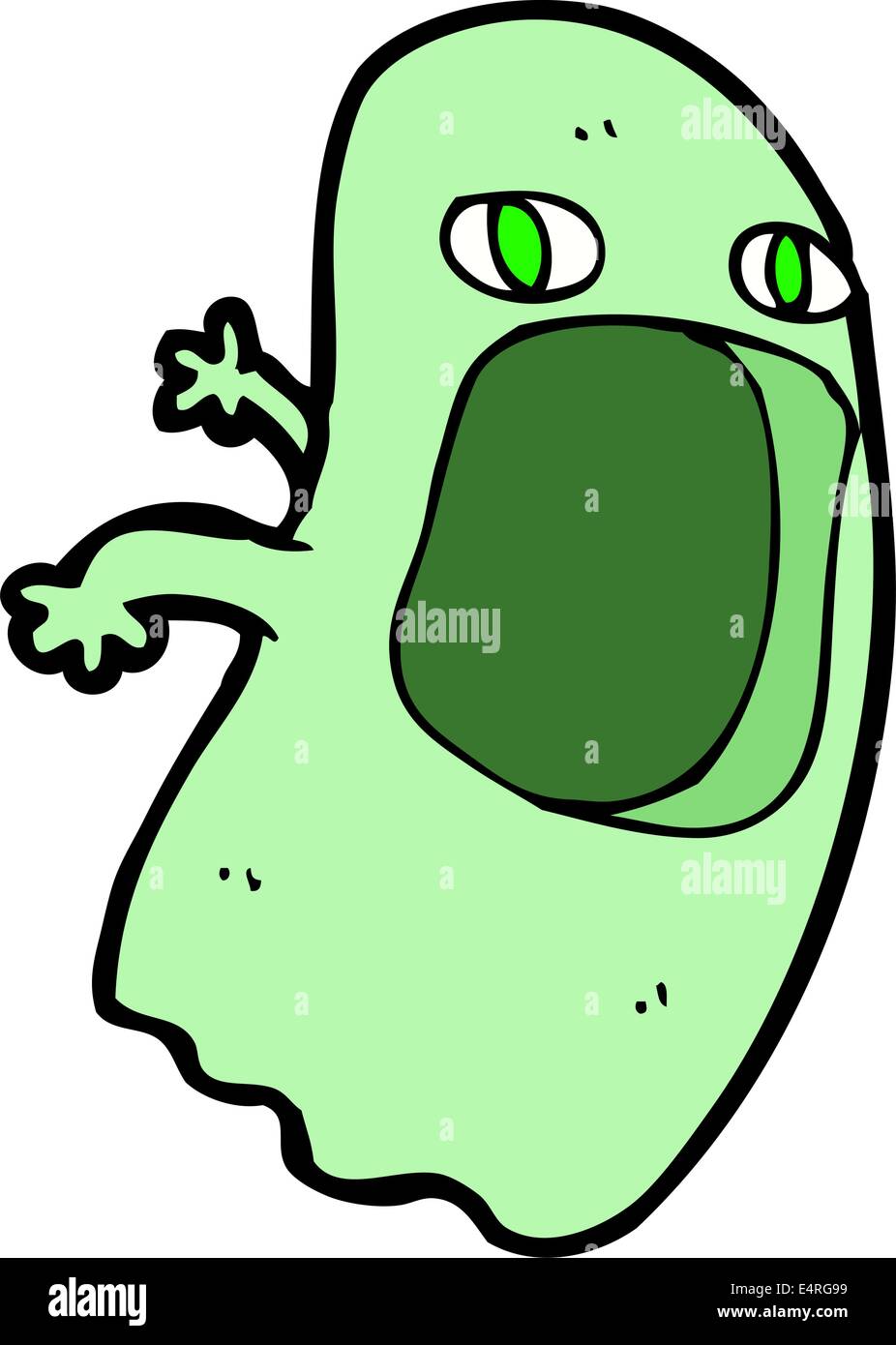 funny cartoon ghost Stock Vector Image & Art - Alamy