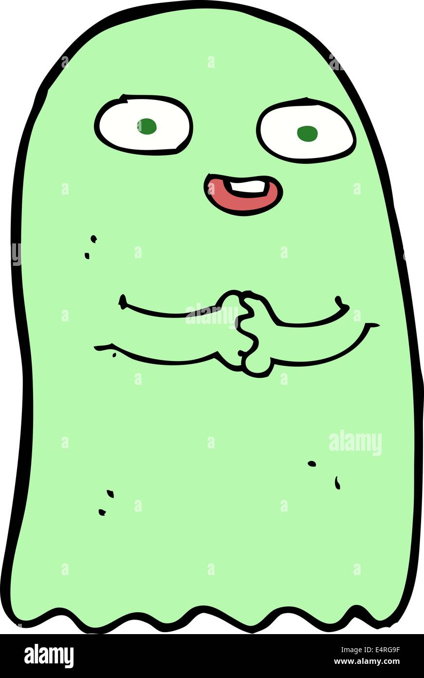 funny cartoon ghost Stock Vector Image & Art - Alamy