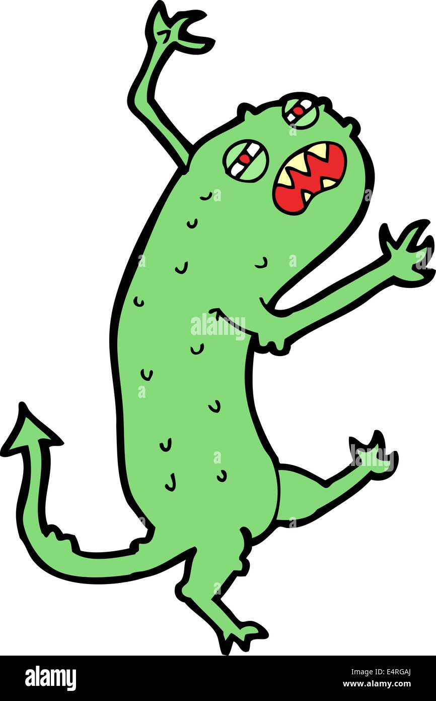 cartoon little monster Stock Vector Image & Art - Alamy