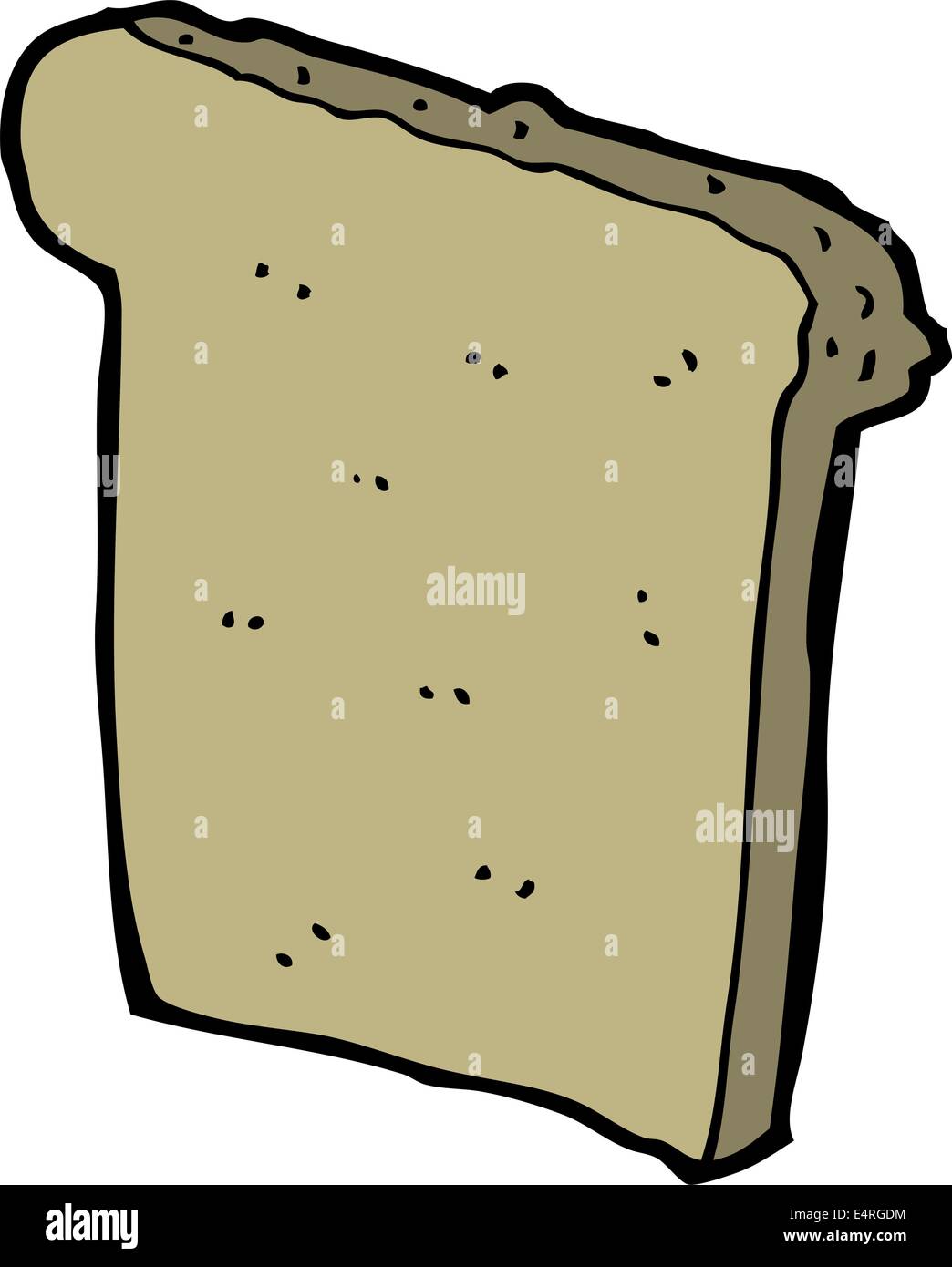 cartoon slice of bread Stock Vector Image & Art - Alamy