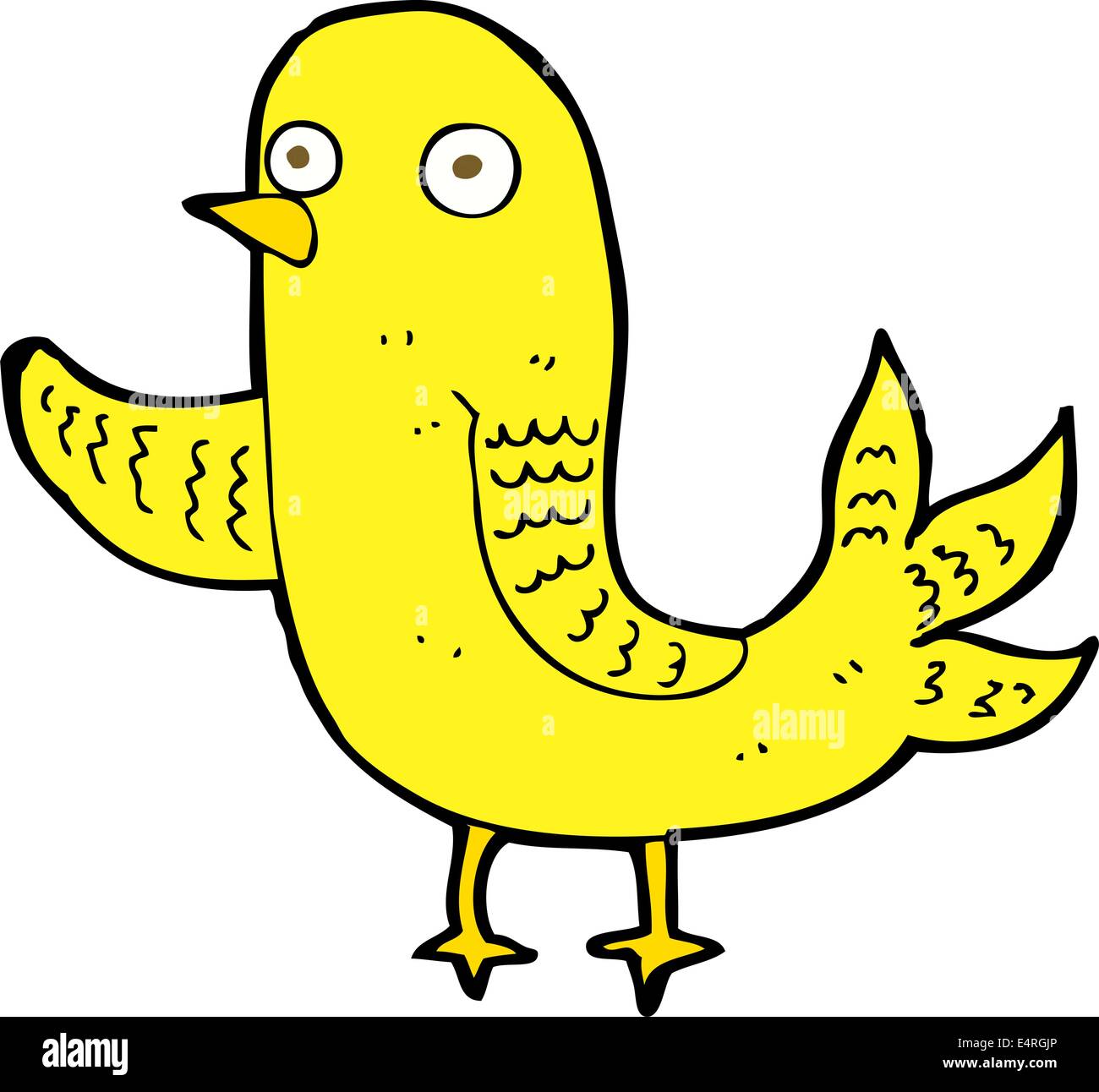 cartoon waving bird Stock Vector Image & Art - Alamy