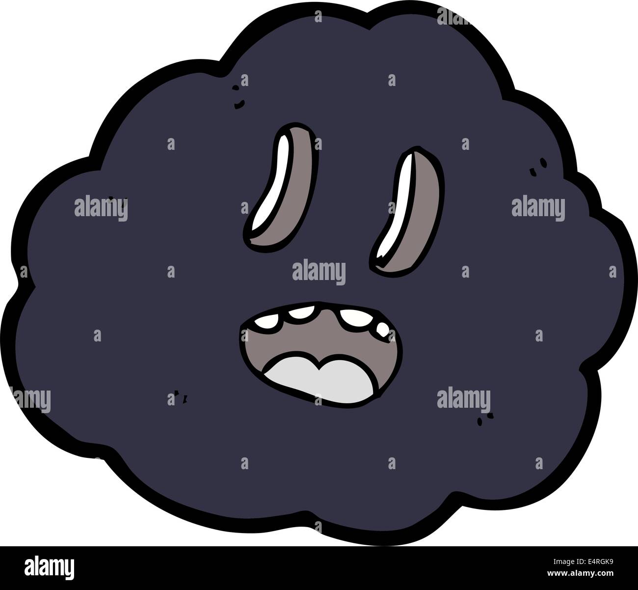 cartoon spooky cloud Stock Vector Image & Art - Alamy