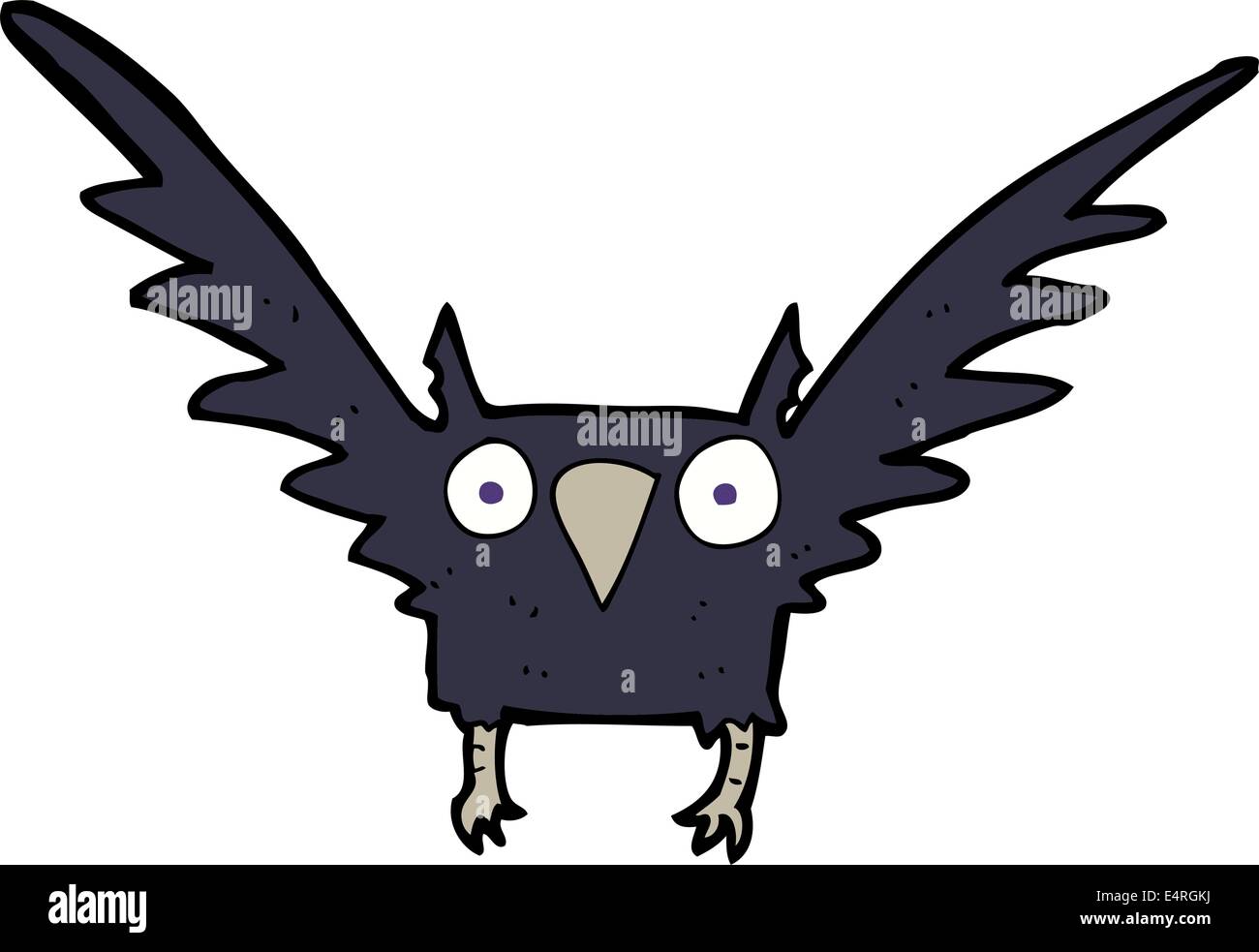 cartoon spooky bird Stock Vector Image & Art - Alamy