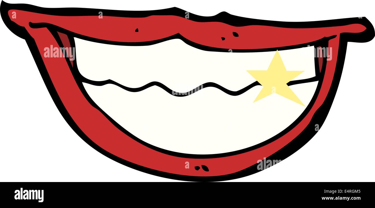Cartoon grinning mouth Stock Vector Images - Alamy