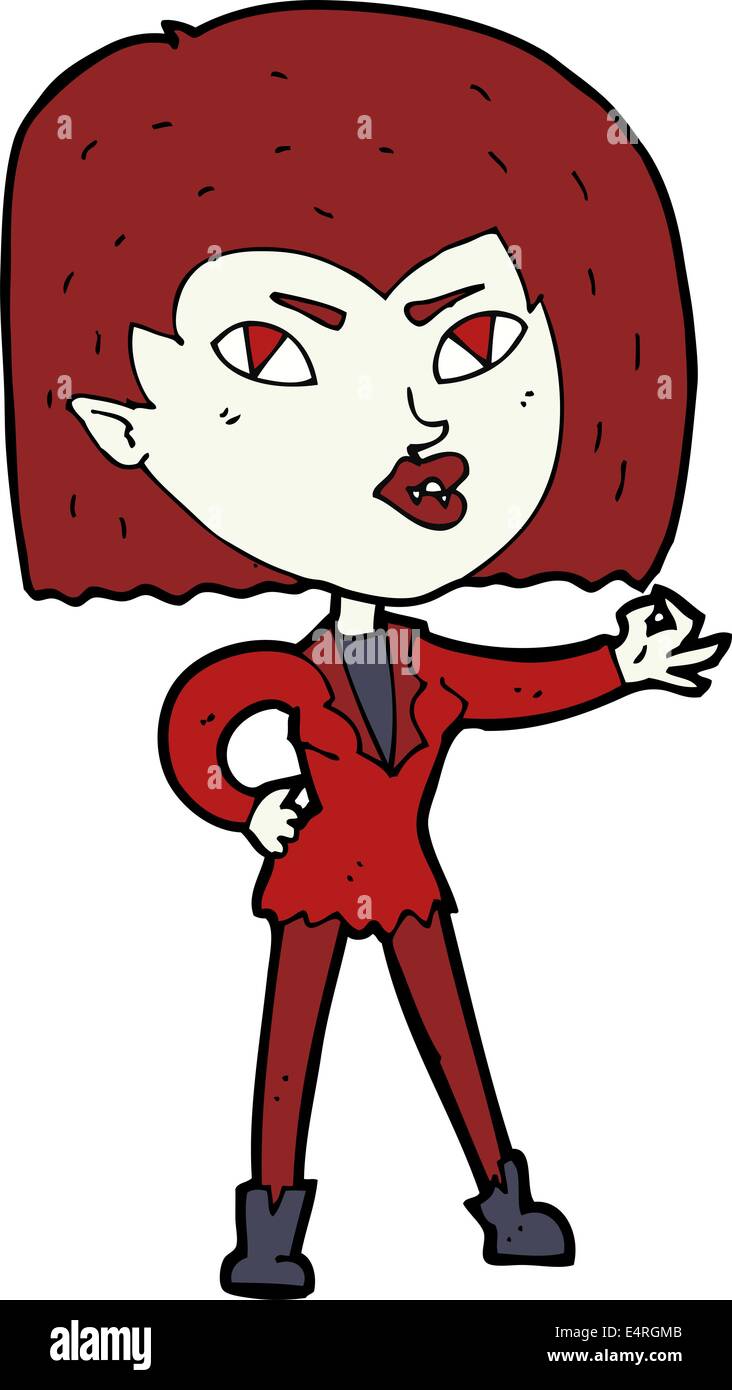 cartoon vampire girl Stock Vector Image & Art - Alamy