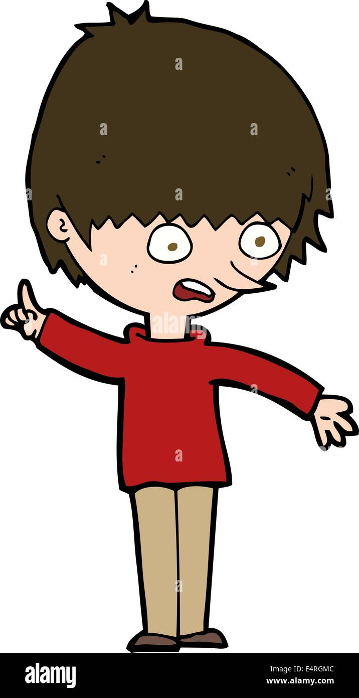 cartoon boy with question Stock Vector Image & Art - Alamy