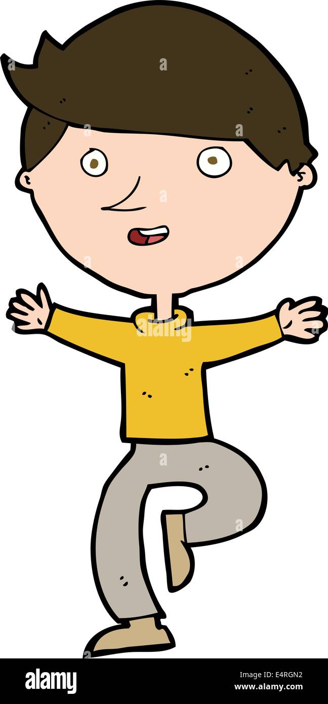 cartoon excited man Stock Vector Image & Art - Alamy