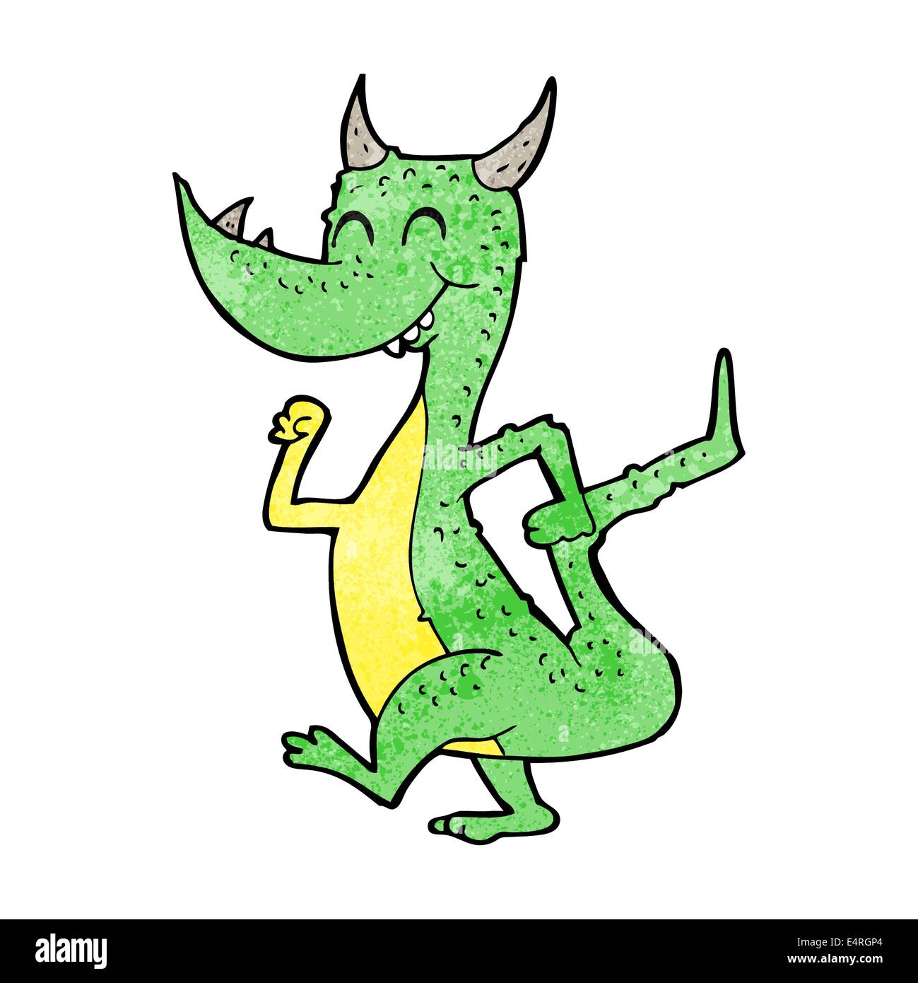 cartoon happy dragon Stock Vector Image & Art - Alamy
