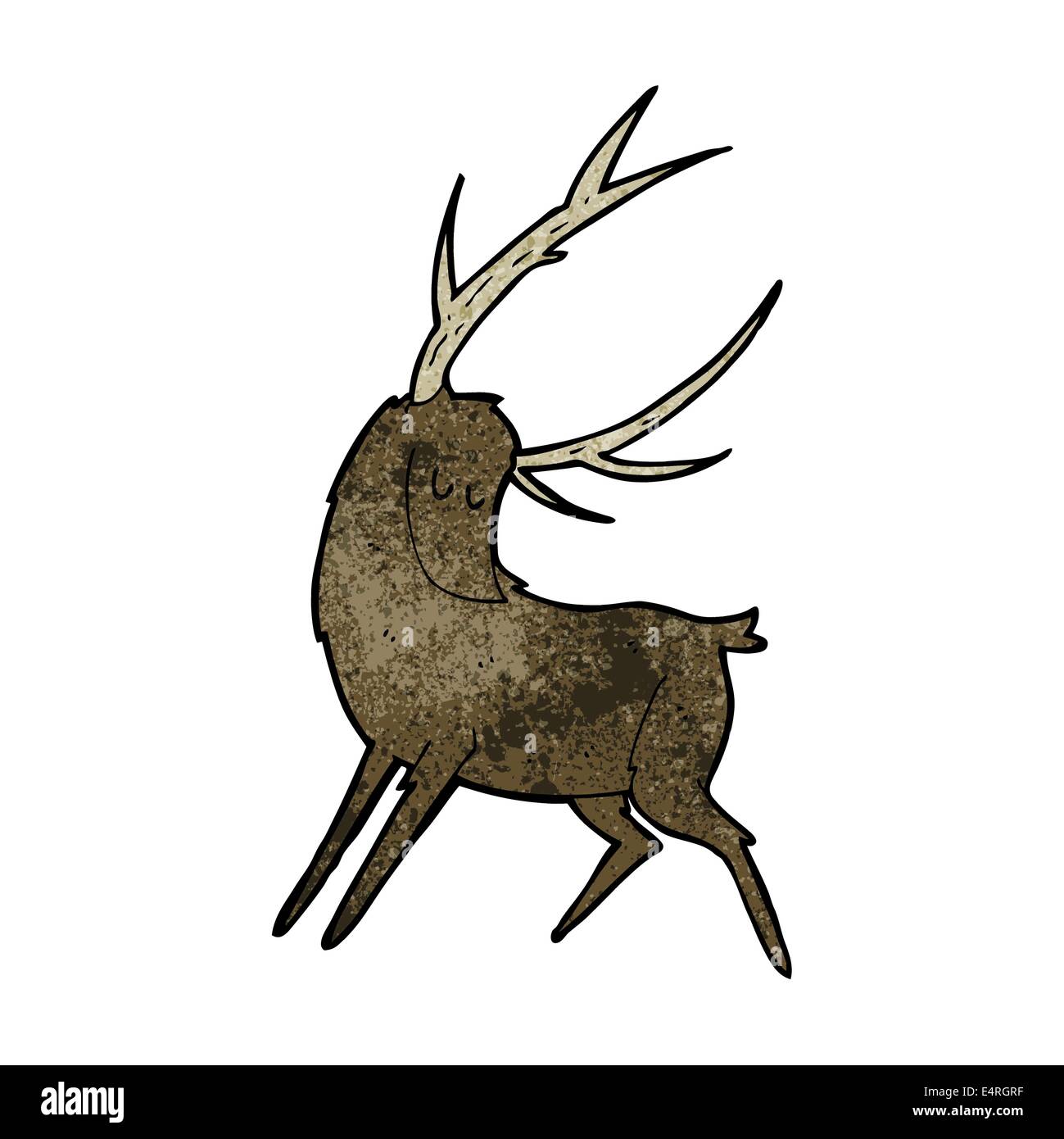 Cartoon stag Cut Out Stock Images & Pictures - Alamy
