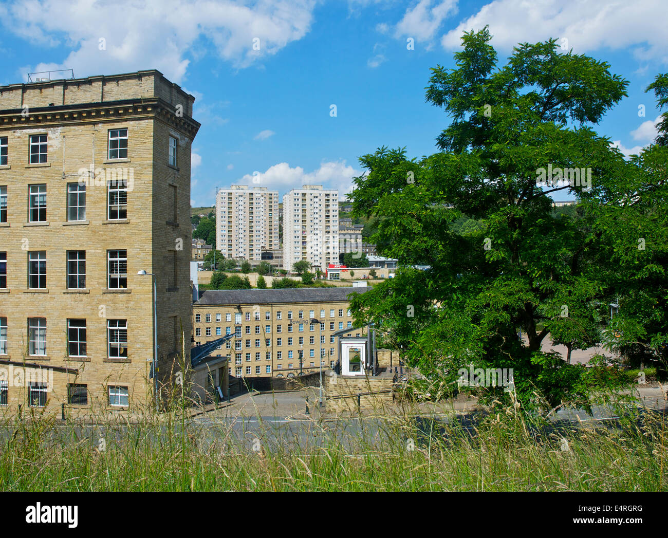 Mill dean clough complex halifax hi-res stock photography and images ...