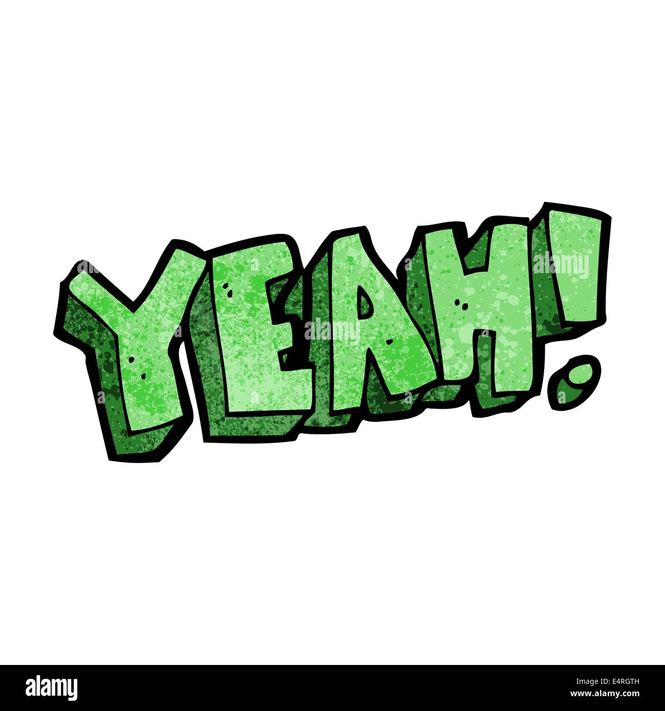 cartoon yeah! shout Stock Vector Image & Art - Alamy
