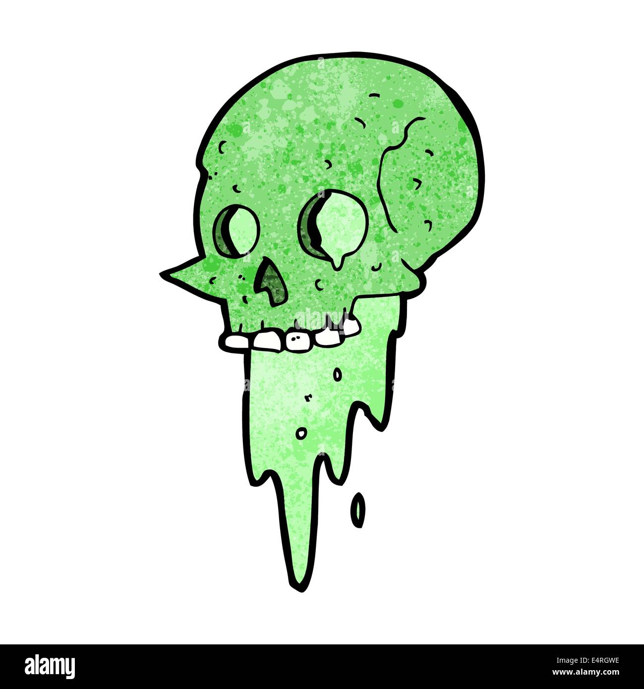 gross halloween skull cartoon Stock Vector Image & Art - Alamy
