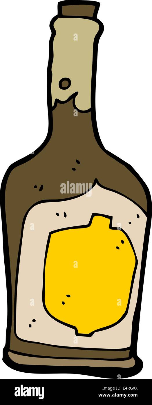 cartoon bottle of rum Stock Vector Image & Art - Alamy