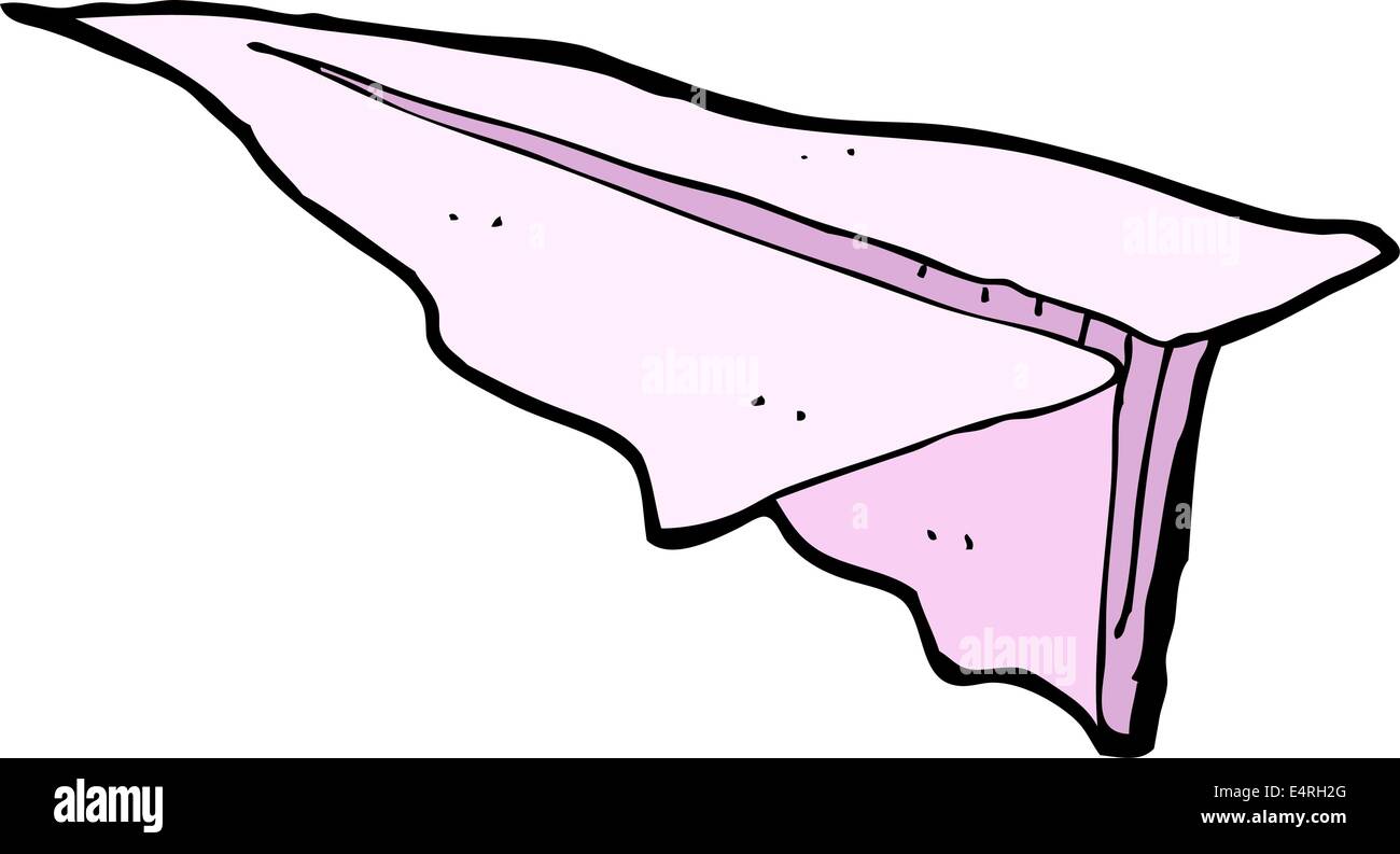 Cartoon paper aeroplane hi-res stock photography and images - Alamy