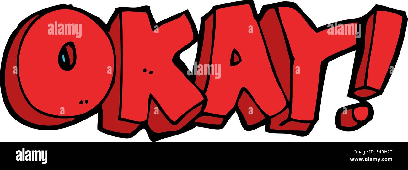 cartoon okay sign Stock Vector Image & Art - Alamy