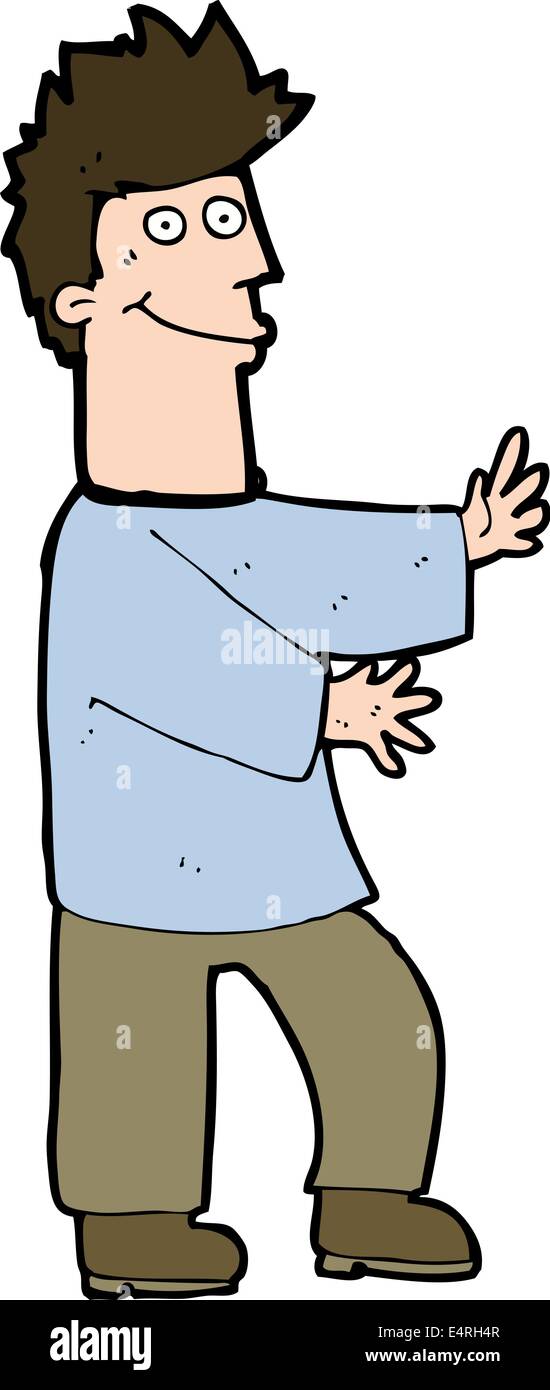 cartoon happy man Stock Vector Image & Art - Alamy