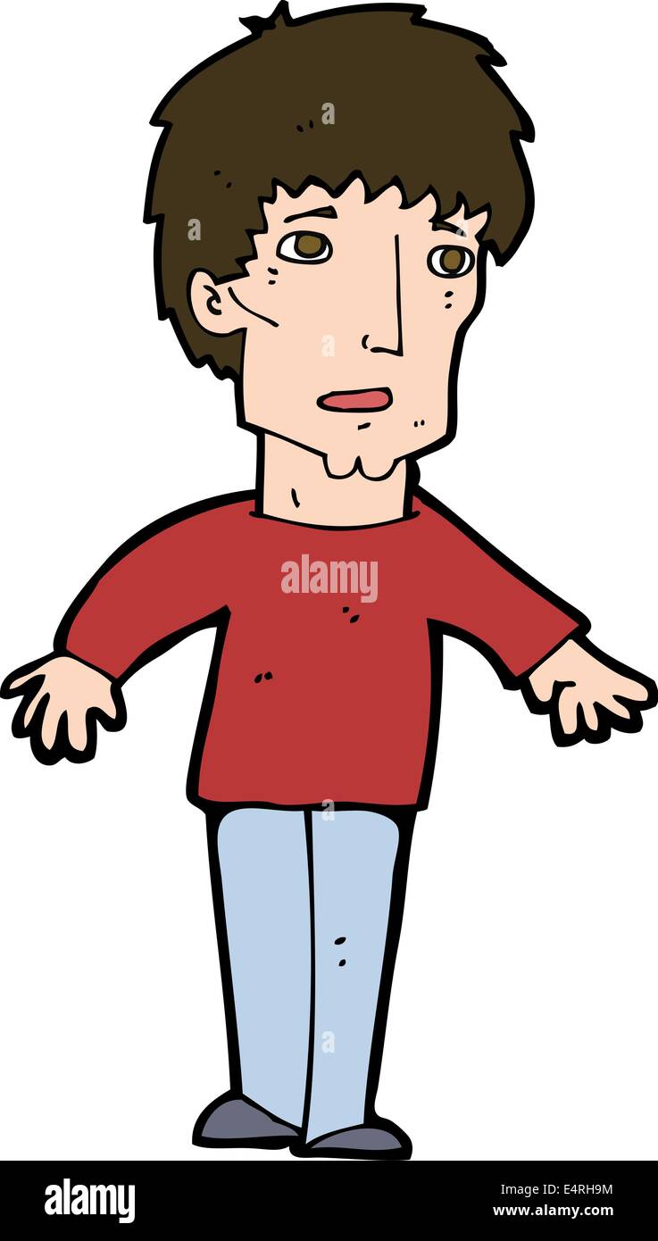 cartoon surprised man Stock Vector Image & Art - Alamy