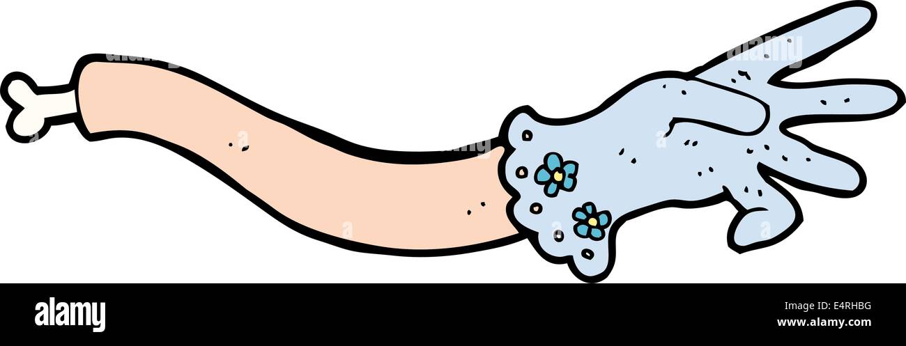 cartoon spooky victorian arm reaching Stock Vector Image & Art - Alamy