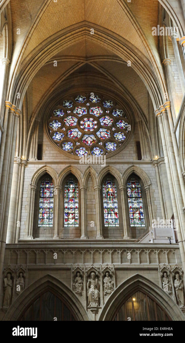 inside truro cathedral Stock Photo - Alamy