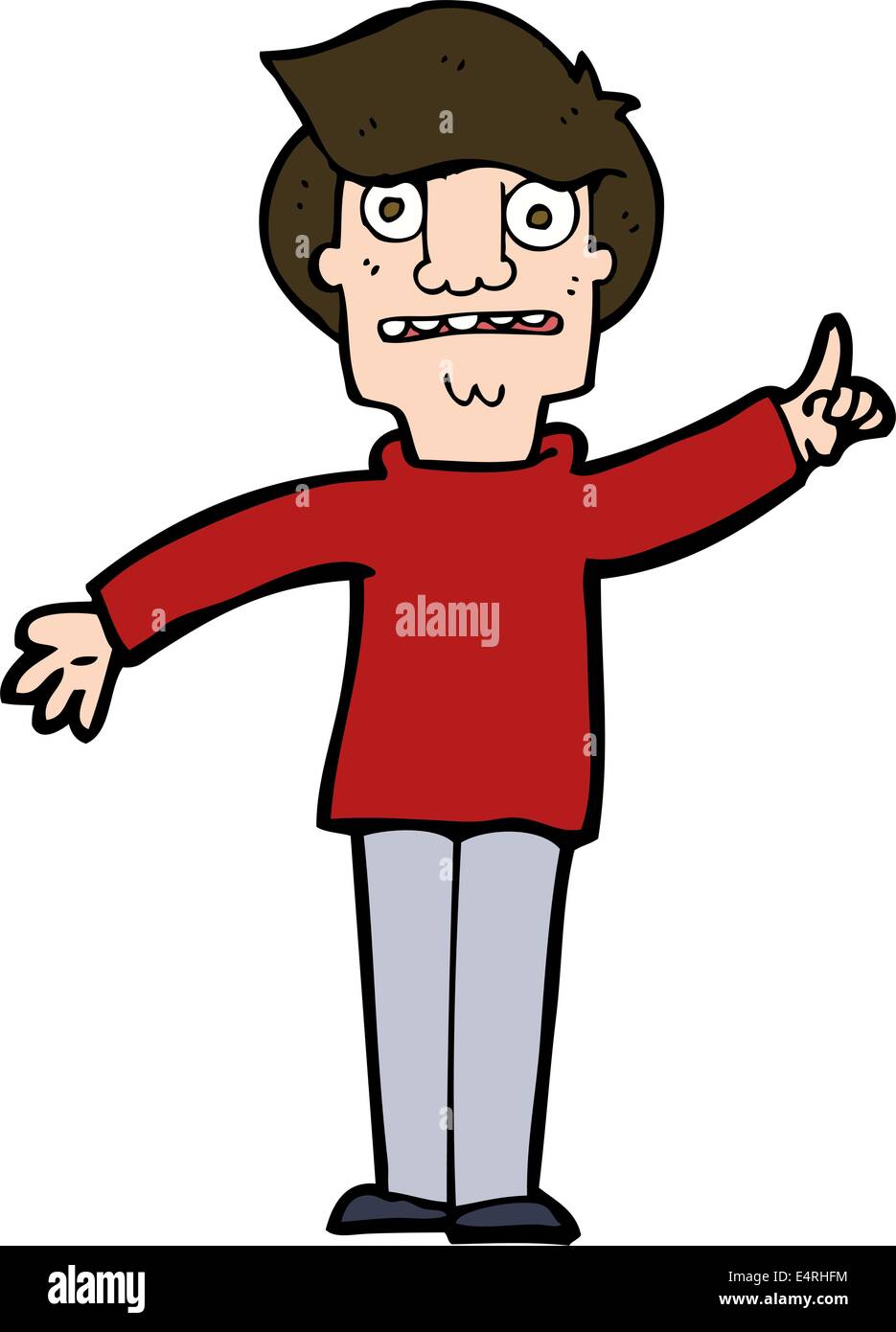 cartoon man asking question Stock Vector Image & Art - Alamy